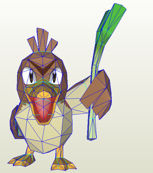 PaperDictos: Farfetch'd - Papercraft - MEGA