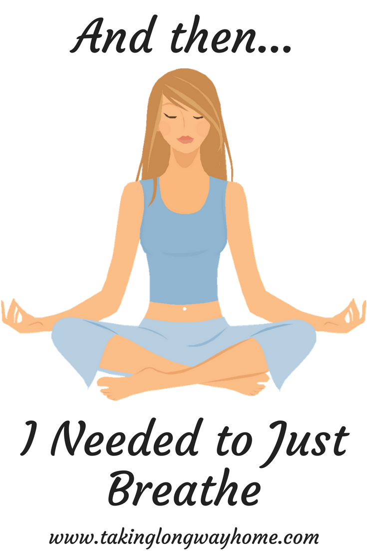 What I can do when I'm feeling overwhelmed is take a minute to breathe.