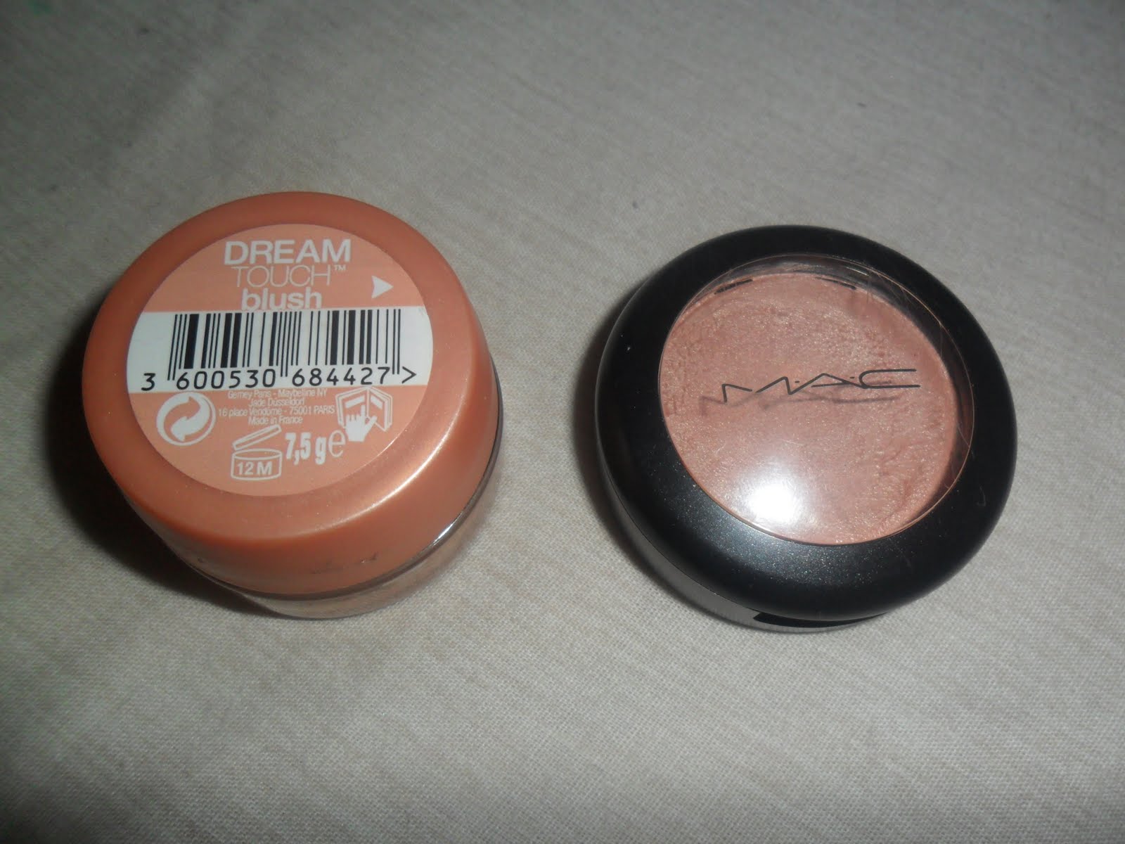 Ace Stace Beauty: Dupes? MAC Hush Cream Colour Base Vs. Maybelline ...