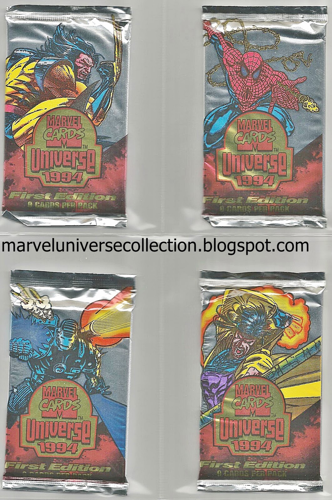 My Marvel Universe trading card collection