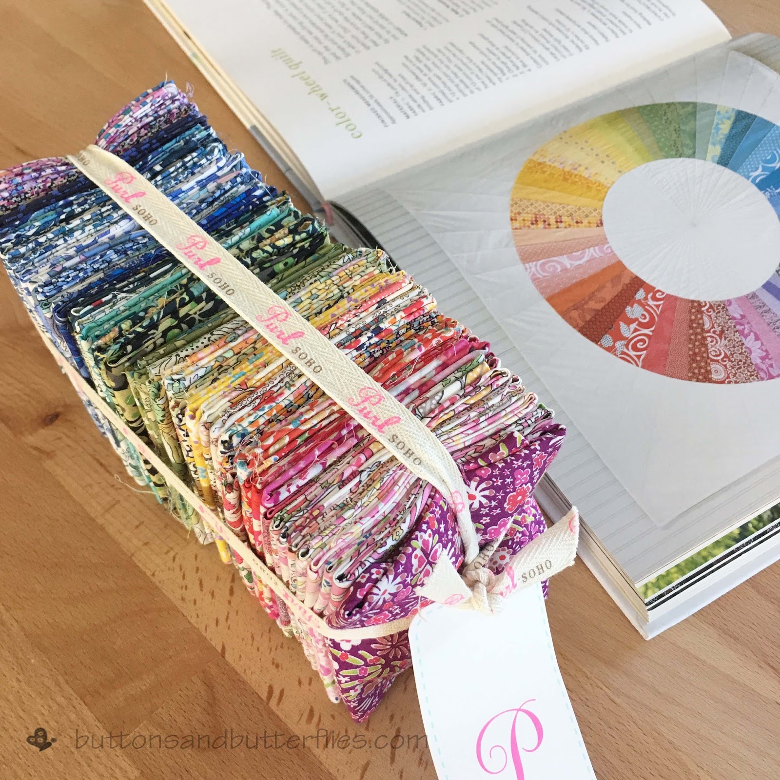 Buttons and Butterflies: Liberty Color Wheel {Quilt}