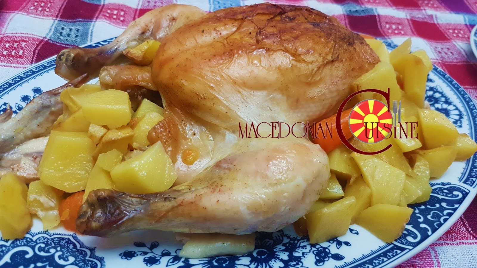 SIMPLE AND DELICIOUS ROAST CHICKEN ~ Macedonian Cuisine