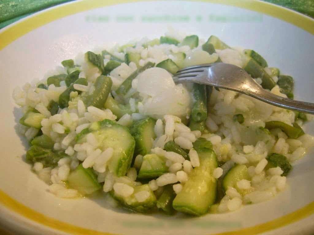 Orrori da Mangiare: Tautologia di un piatto di riso, zucchine e fagiolini.
