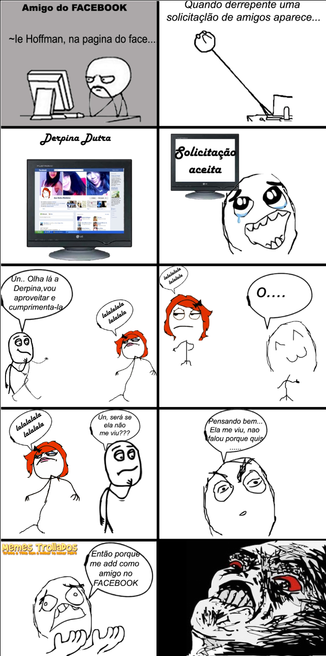Amigo do Facebook | Memes Trollados