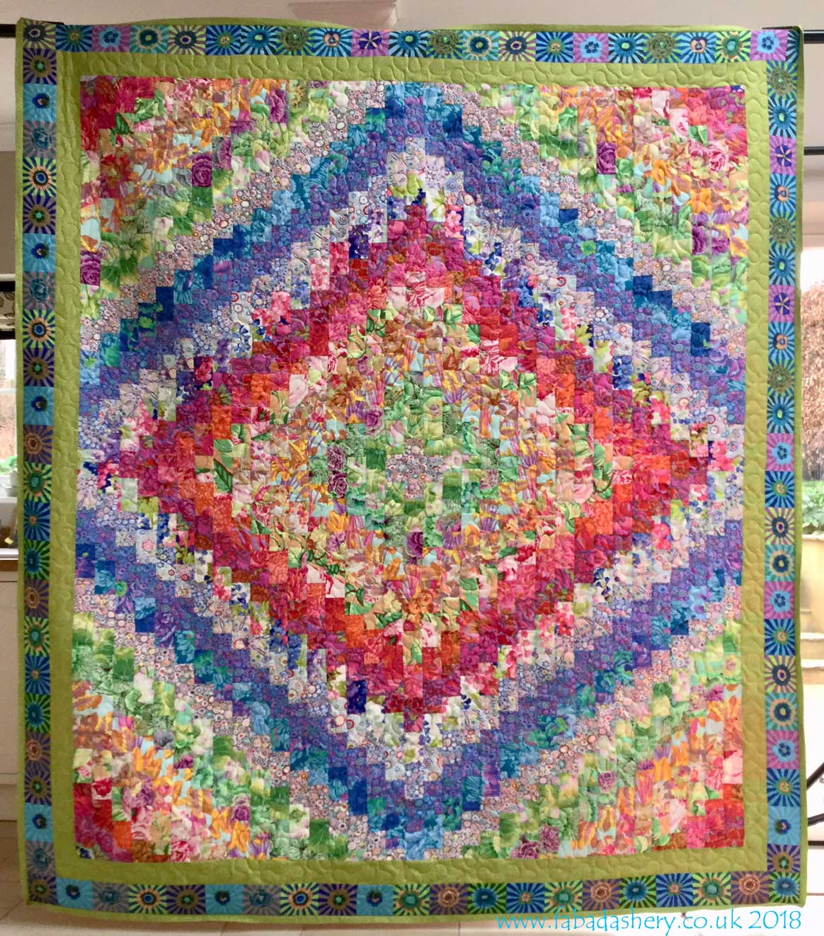 Fabadashery Longarm Quilting: Kaffe Fassett Trip Around the World Quilt ...