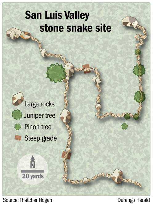 Rock Piles: Sanguache Stone (Snake) Walls (CO)