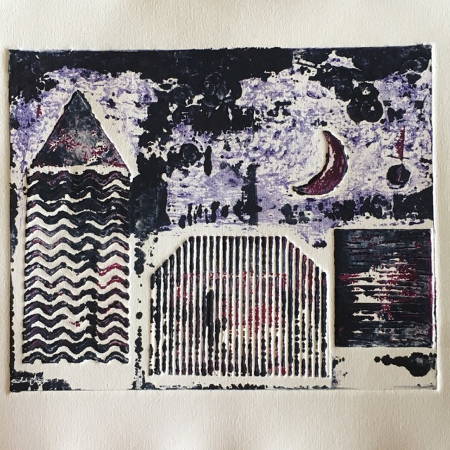 Paper Ponderings: Collagraph printing