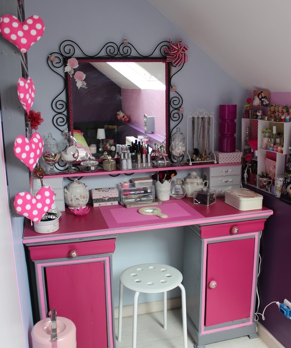 Marie Paillette: [DIY] J'ai relooké ma coiffeuse home made, sans me ruiner