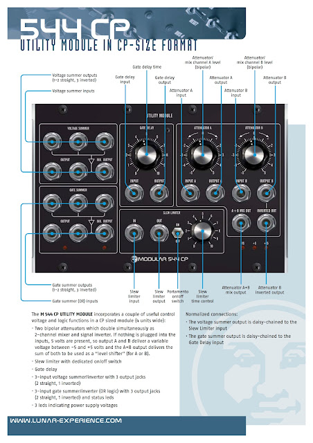 MATRIXSYNTH: Moon Modular 544 CP Utility Module