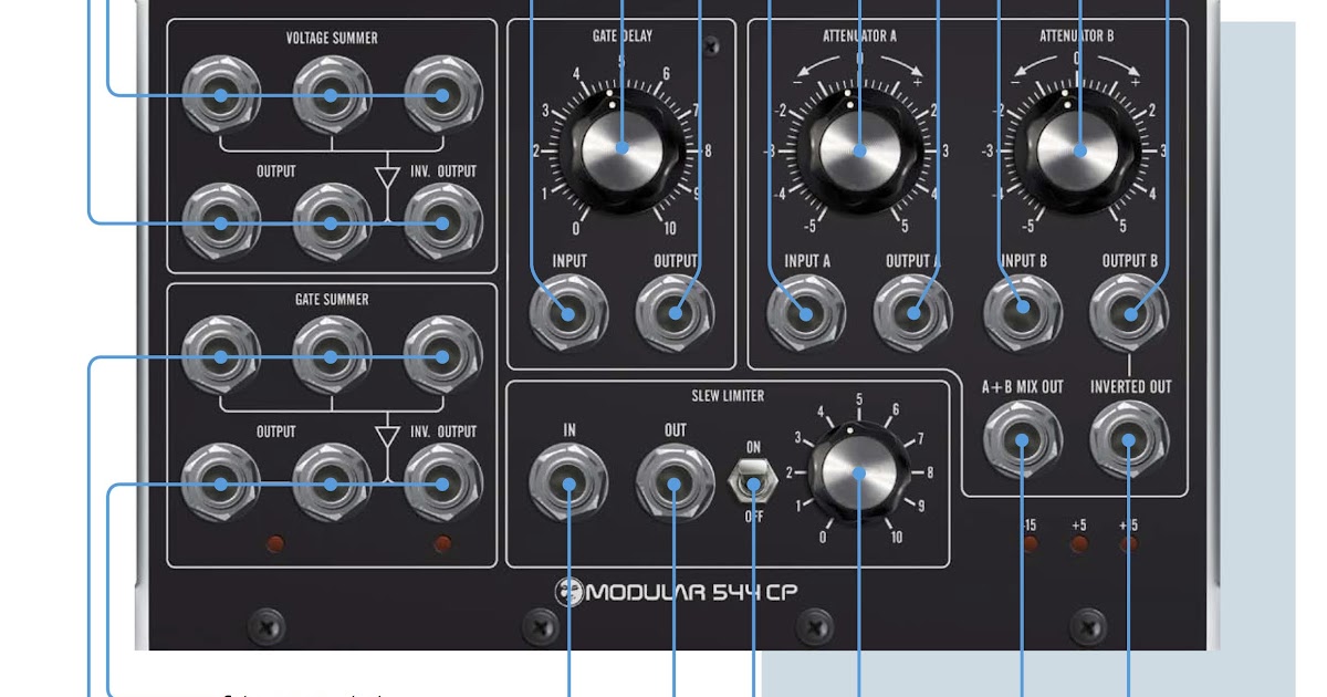 MATRIXSYNTH: Moon Modular 544 CP Utility Module