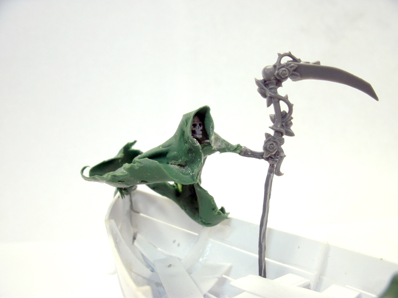 Monster Lab Miniatures: Charon Boatman of River Styx Model Complete