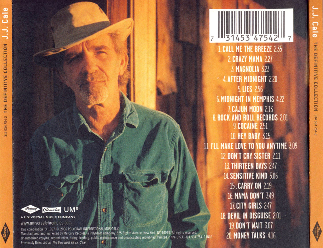 Music Of My Soul: J.J.Cale-1997-The Definitive Collection(Polygram-320kbps)
