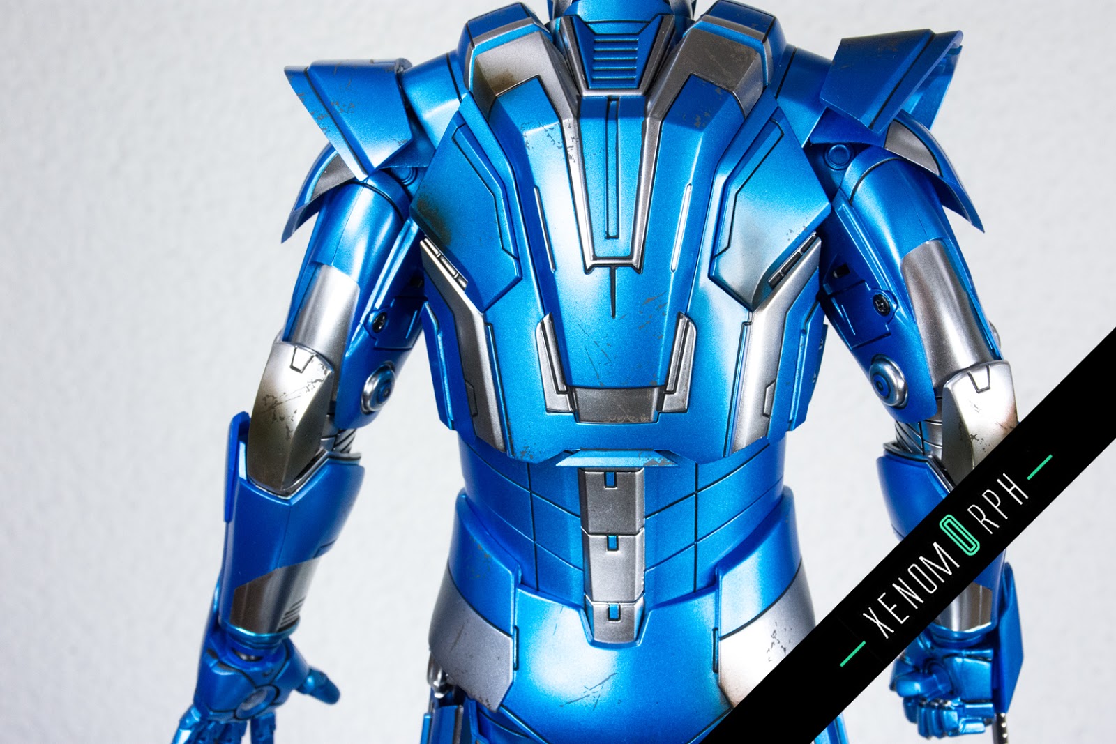 Hot Toys Iron Man Blue Steel - IM 3 1/6 MMS391 - photo and video review