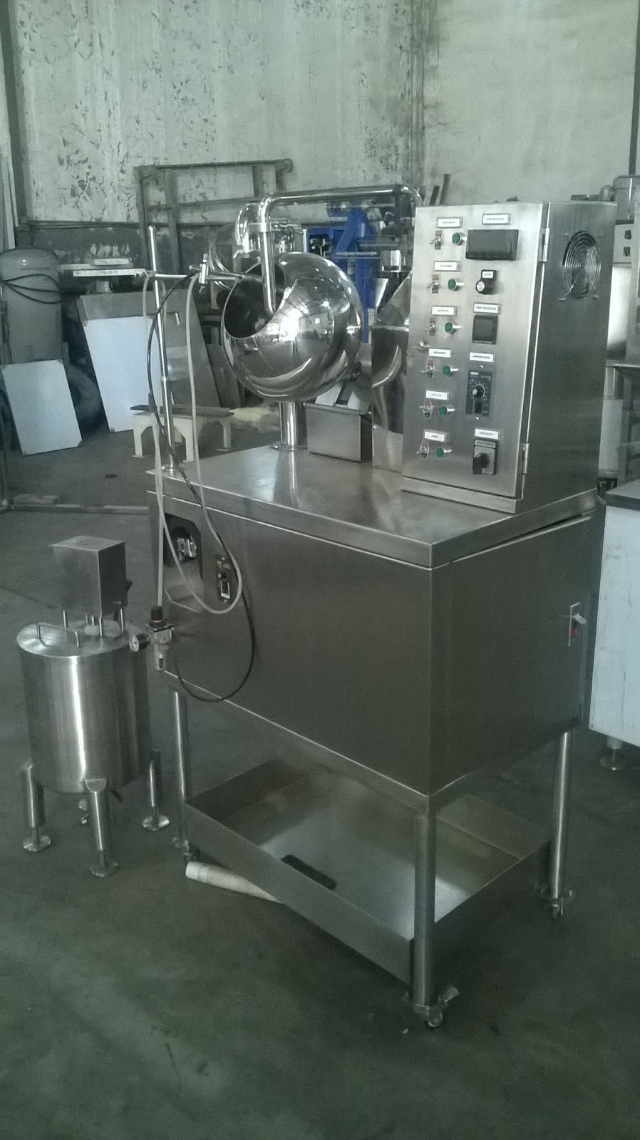 MESIN INDUSTRI FARMASI: USER REQUIREMENT SPECIFICATION COATING PAN 15 KG