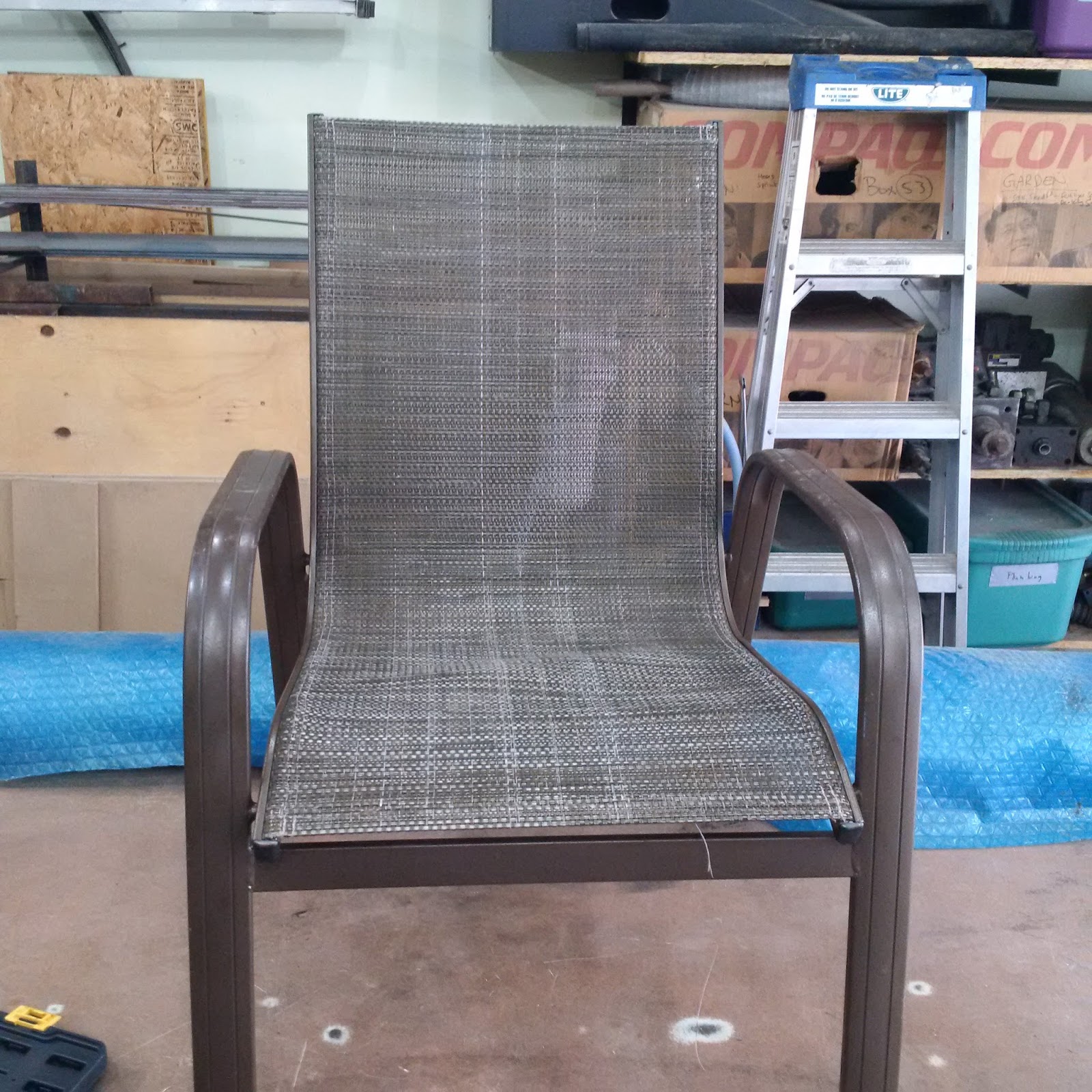 Another Day Another Project: Fixing a Patio Chair