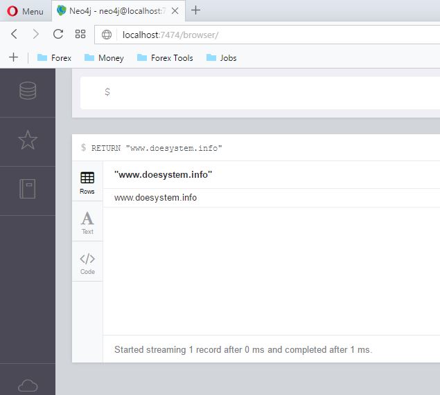 Doesystem: การติดตั้ง neo4j ใน windows แบบบ้าน ๆ
