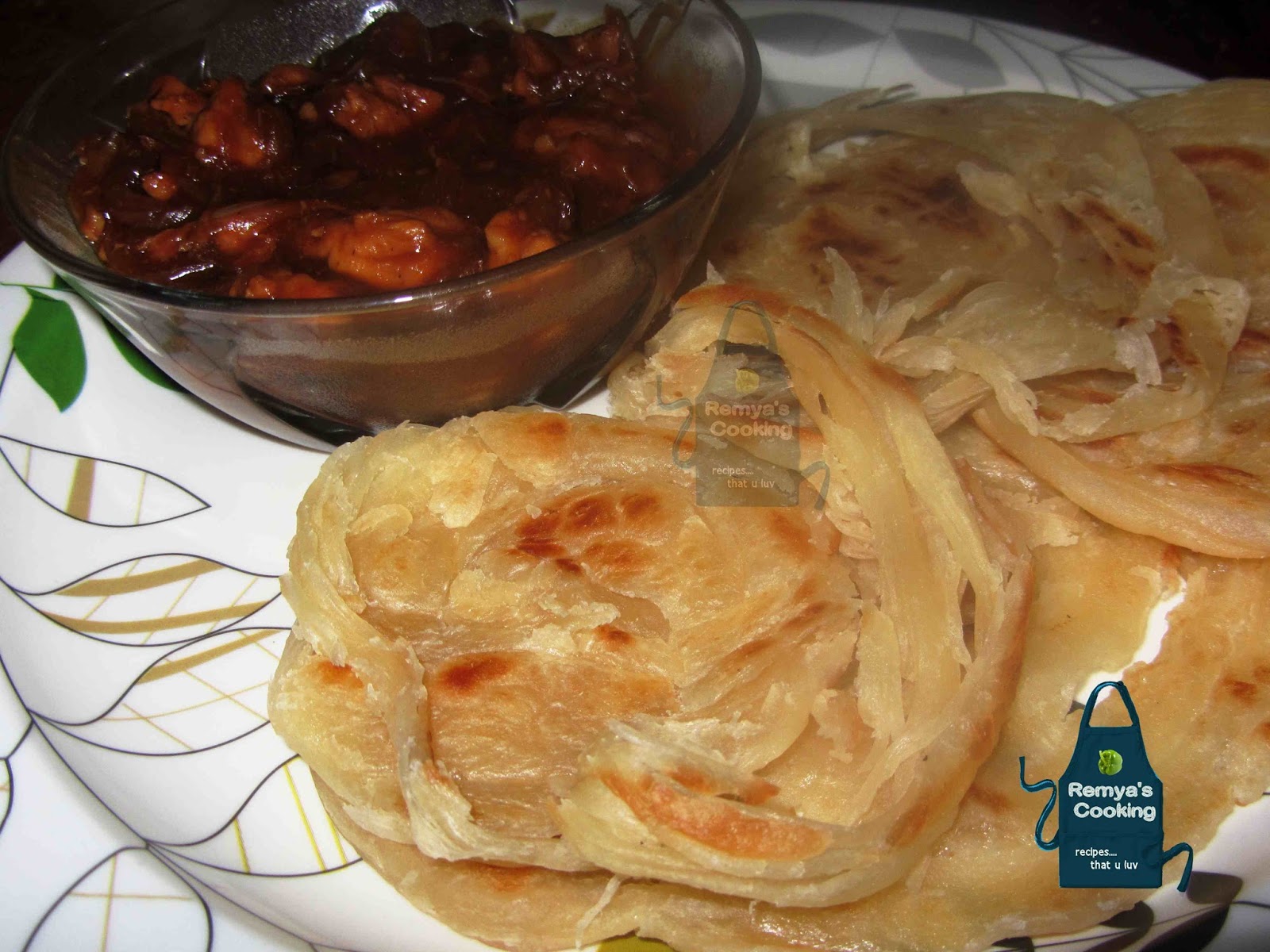 Remya's Baking : Parotta and Chilly Chicken