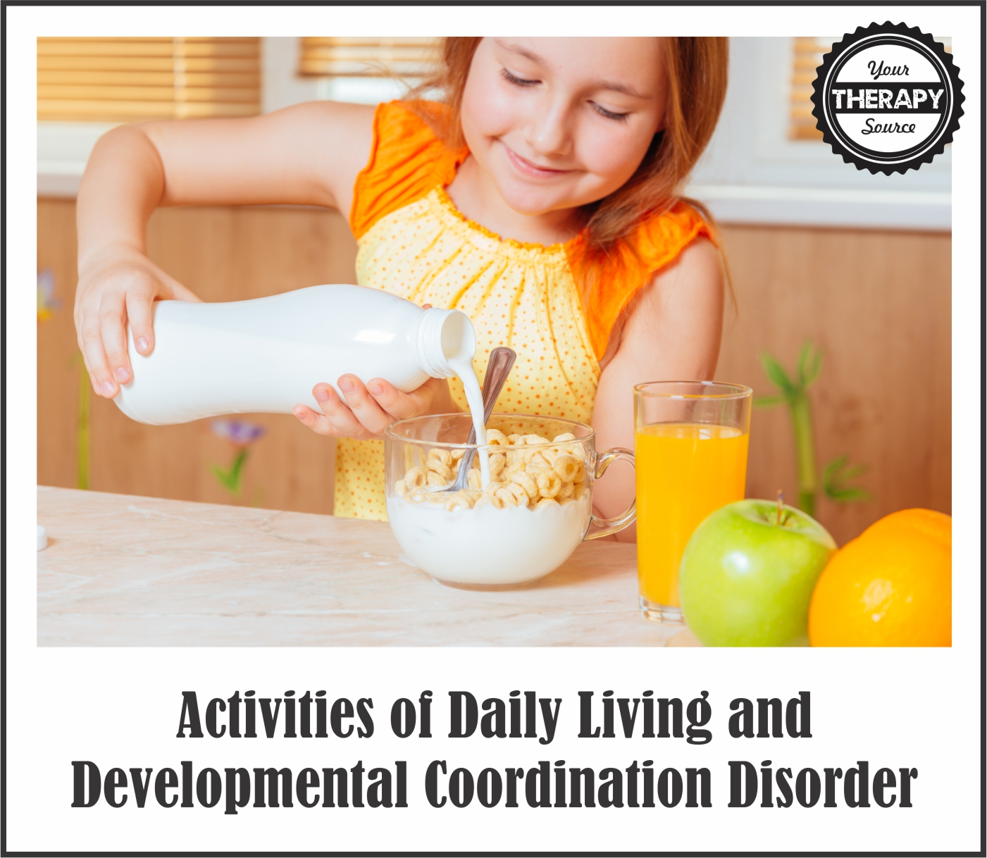 Activities of Daily Living and Developmental Coordination Disorder ...