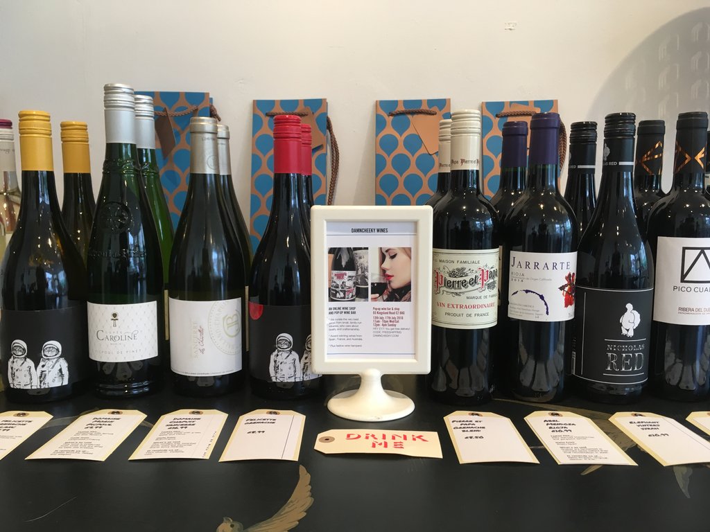 London Pop-ups: Damn Cheeky Wines' Pop-up Wine Bar at Netil Market