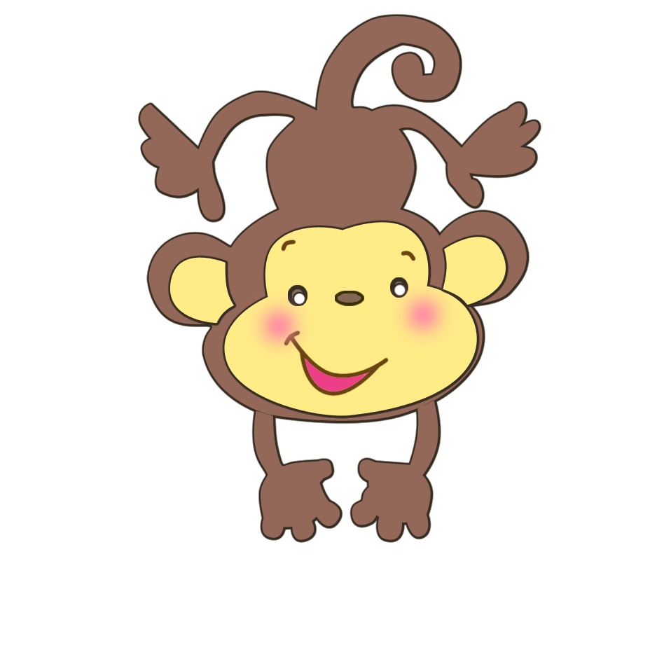 ♥ Dibujos a color ♥: Monitos a color