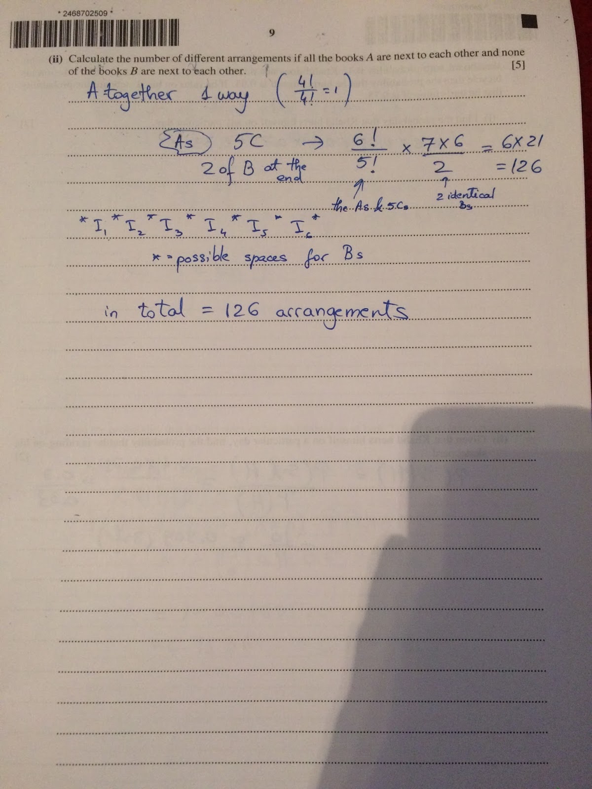 CIE – 9709 MATHEMATICS, Probability & Statistics 1, May/June 2017 ...