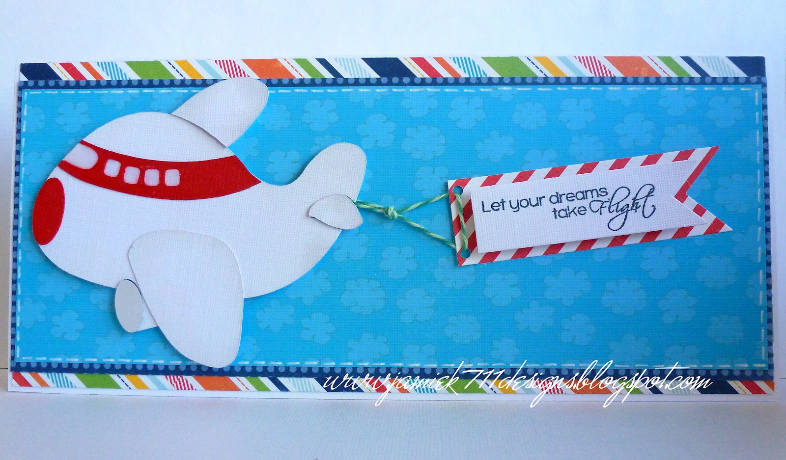 Jamiek711 Designs: Airplane Card