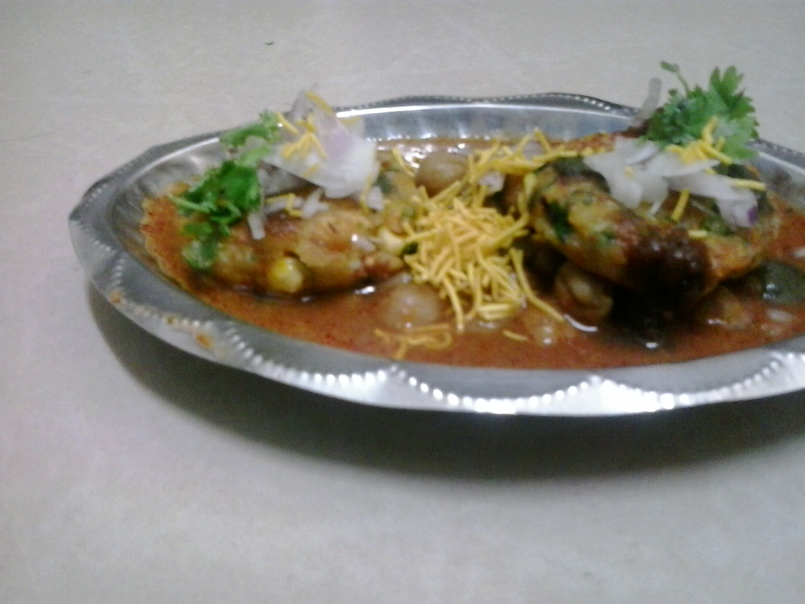 Chole tikki chat | aloo tikki with chole chaat recipe | Annapurna