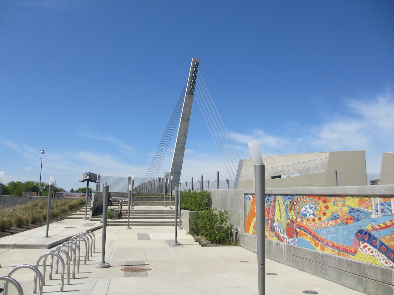 Detroit Video Daily: Bagley Pedestrian Bridge Photo