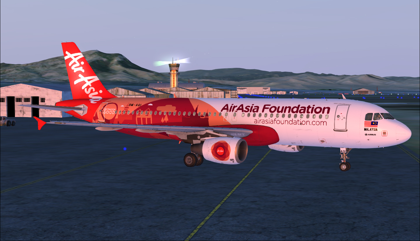 Airbus A320-216 / AirAsia / 9M-AQI (AirAsia Foundation c/s ...