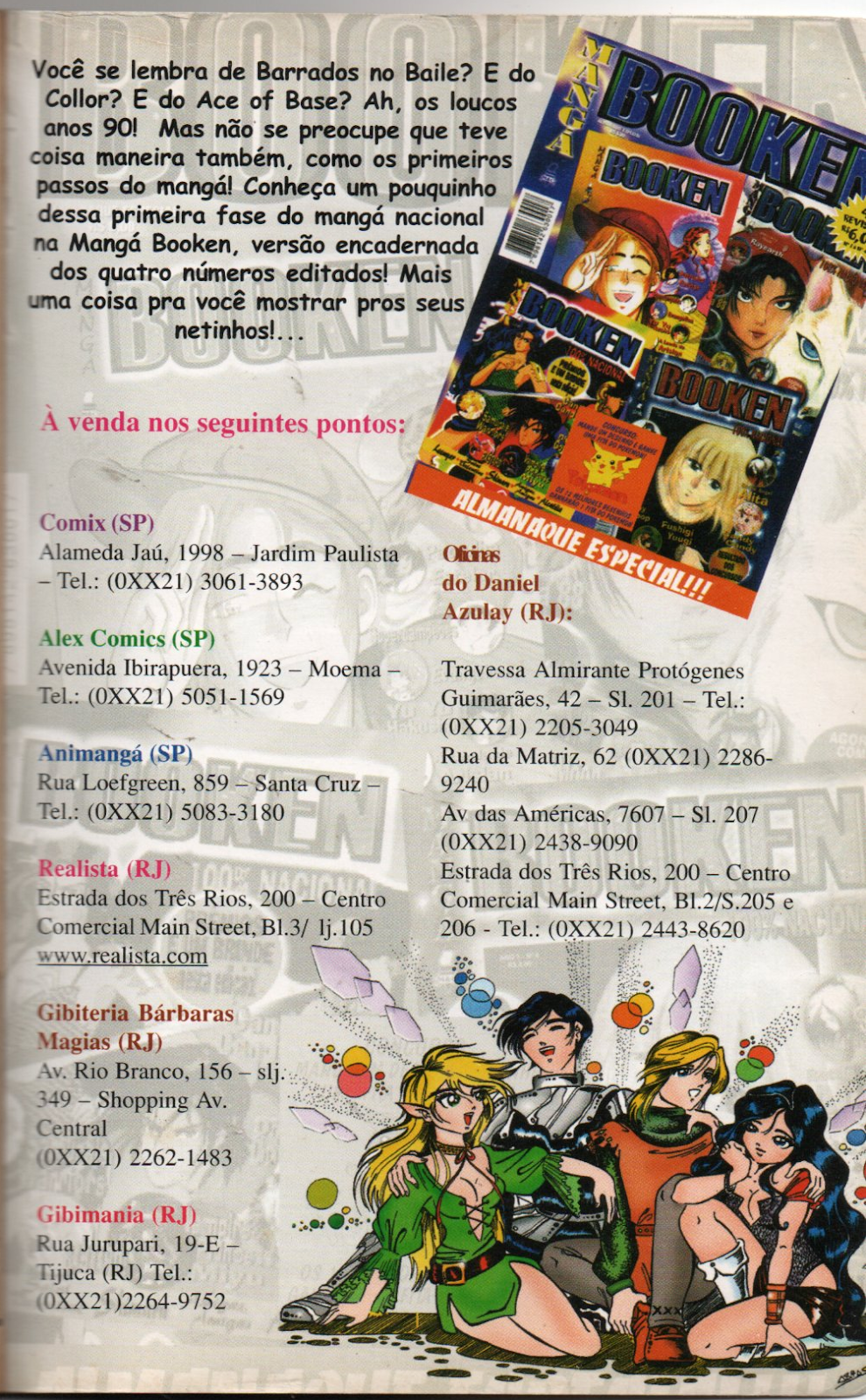 Mangás brasileiros ao longo das décadas