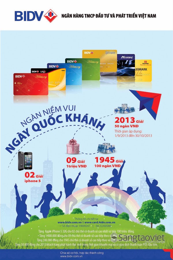 Poster BIDV | Quảng cáo Hoàng Phong - Quảng cáo thành phố Vinh