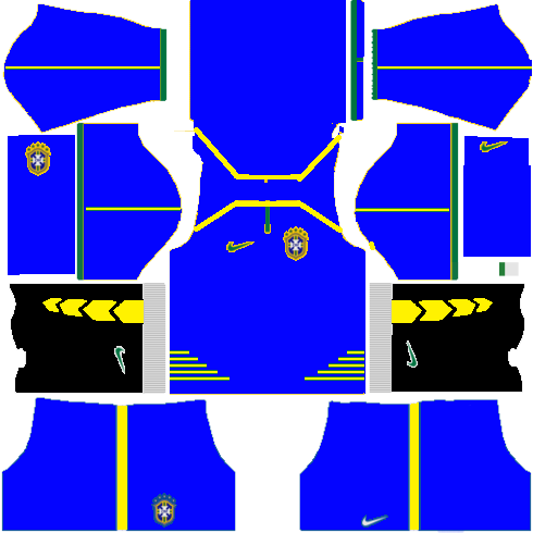 a soccer designZ: BRAZIL home and away kit 512 x 512 fts 16