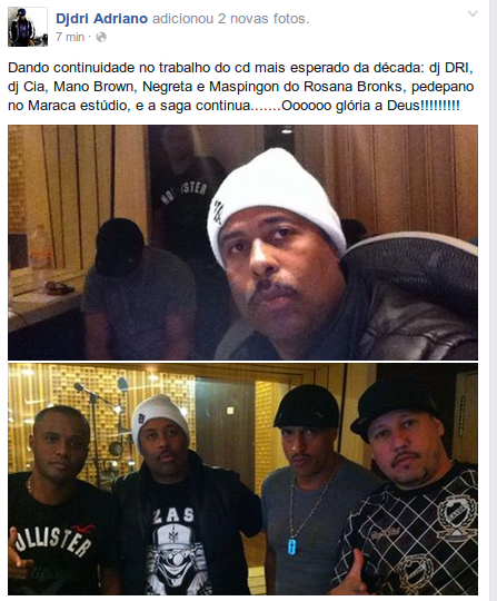 Novo álbum do Racionais Mc's esta cada dia mais perto!