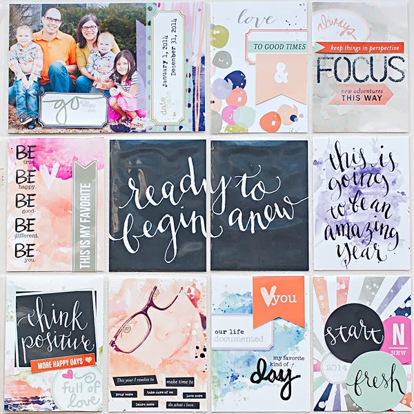 2014 Project Life Title Page and One Little Word - Heather Greenwood ...