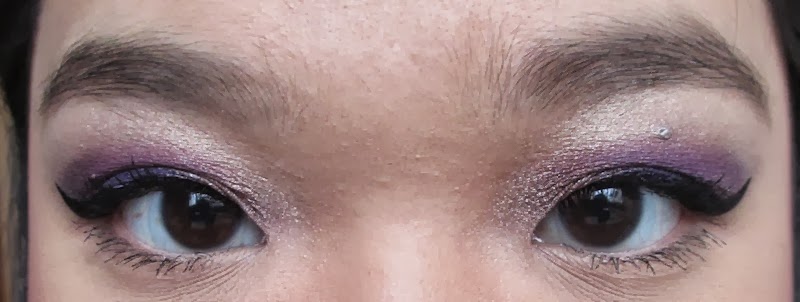 The Blackmentos Beauty Box: FOTD: Purple passion and home made meatballs!