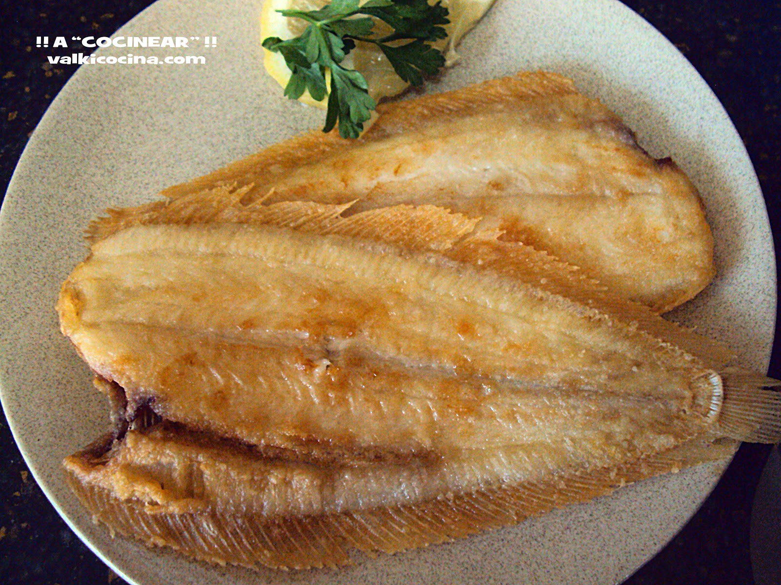 LENGUADO FRITO Y VIDEO LIMPIEZA | ¡¡A COCINEAR!! Recetas valkicocina.com