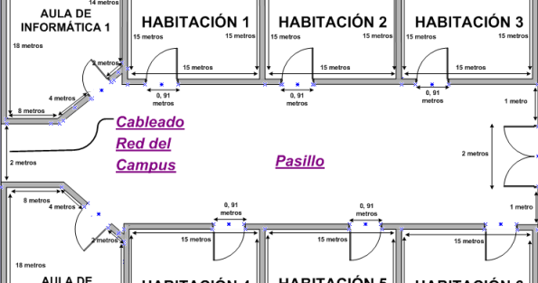 conalep beatriz cableado estructurado: PLANO DE CABLEADO ESTRUCTURADO