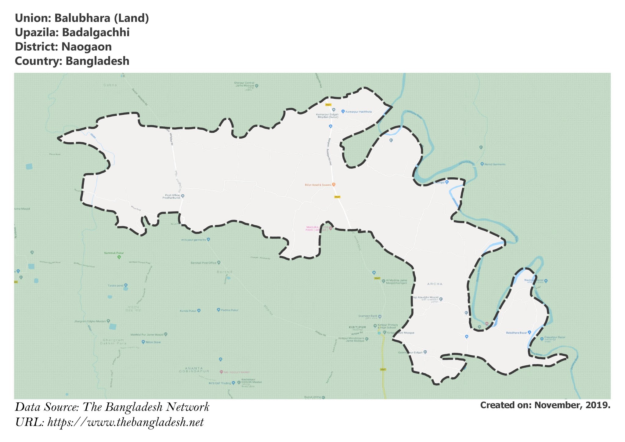 Balubhara Union, Naogaon