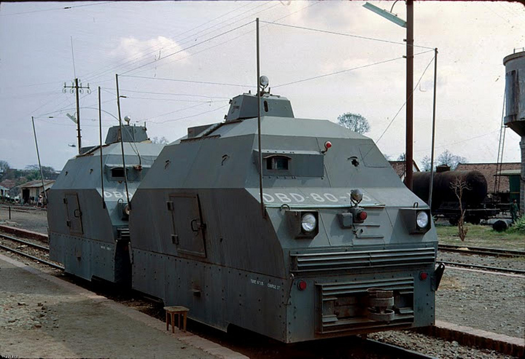 Railroad Armored Cars in Saigon, 1969 ~ vintage everyday