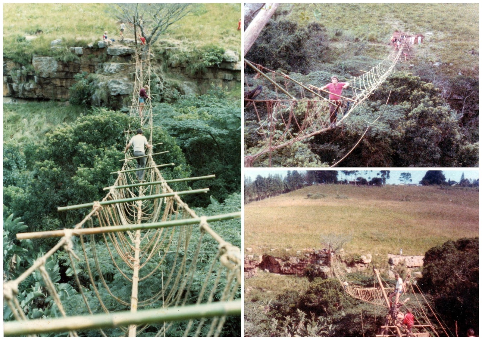 Ropes and Poles: Update: 1st Hillcrest Scouts Suspension Bridge
