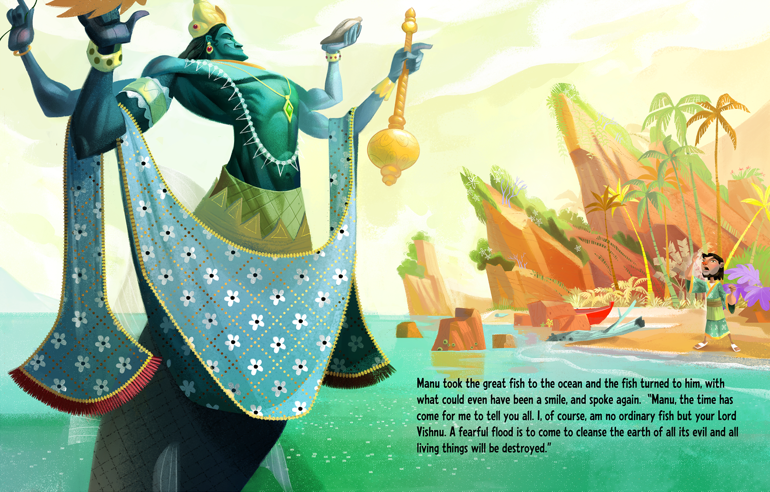 The Art of Mark Jarman: Manu and the Great Flood