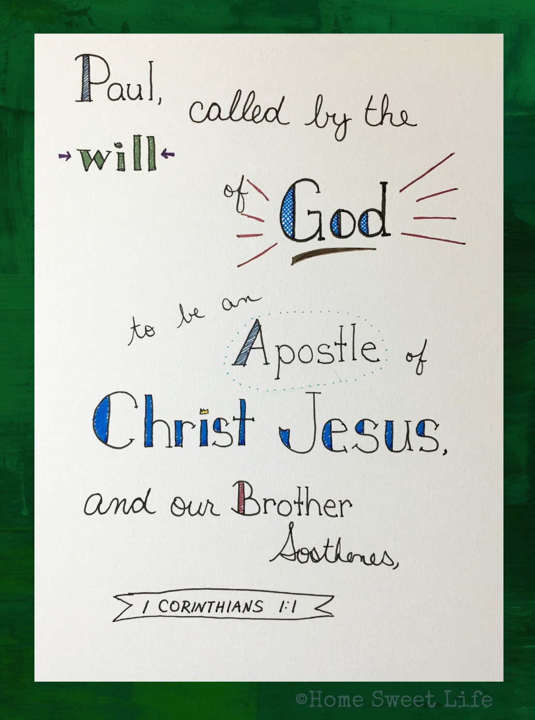 Home Sweet Life 1 Corinthians 1 1 home-sweet-life-1-corinthians-1-1