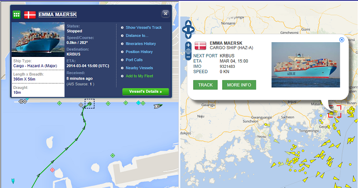 TOP 100 LARGEST CONTAINER SHIPS TRACKER | Ship Tracker