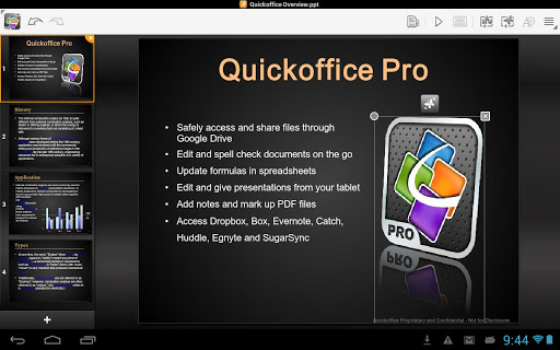 Descargar Quickoffice Pro HD Full Para Android .apk - Descargar apk Gratis