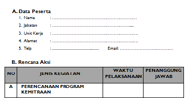 Format Rencana Aksi - Contoh Format