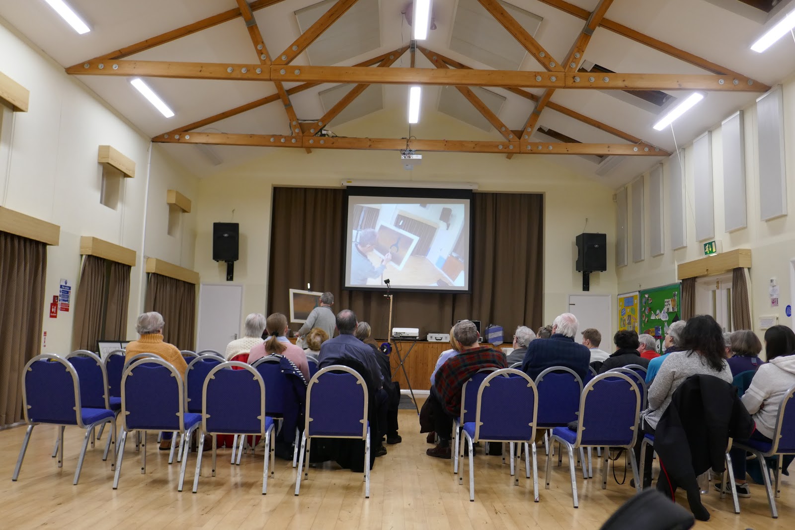 Virginia Water Art Society Diary: Edwin Cripps Demonstration 7th March 2018