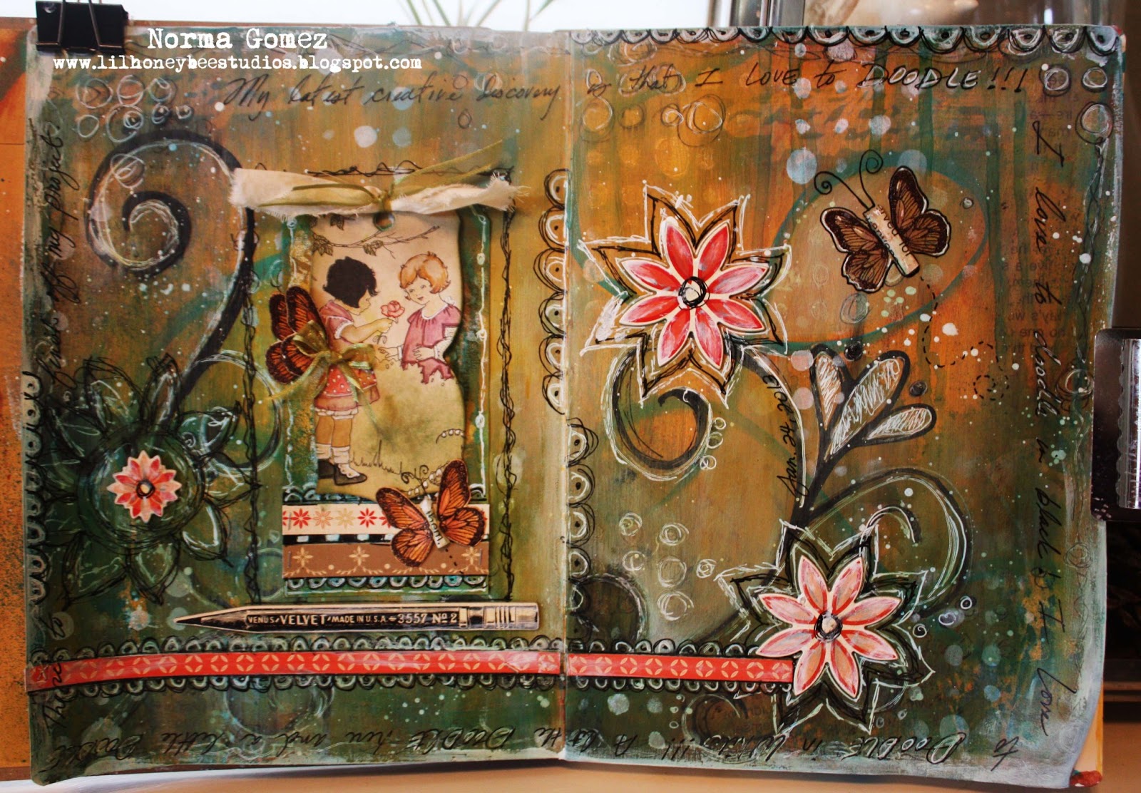 Little Honey Bee Studios: Dylusions Art Journal