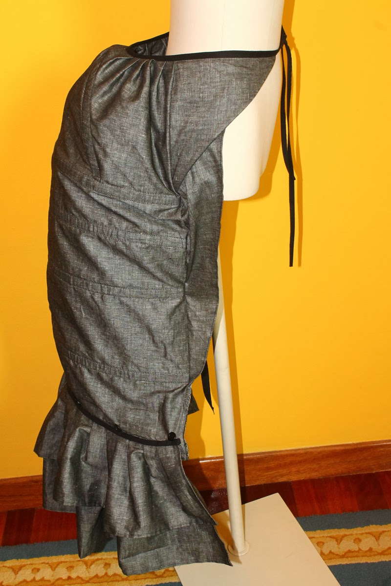 El Armario de Lady Marlo: Mi polisón . Bustle. (Como hacer un polisón )