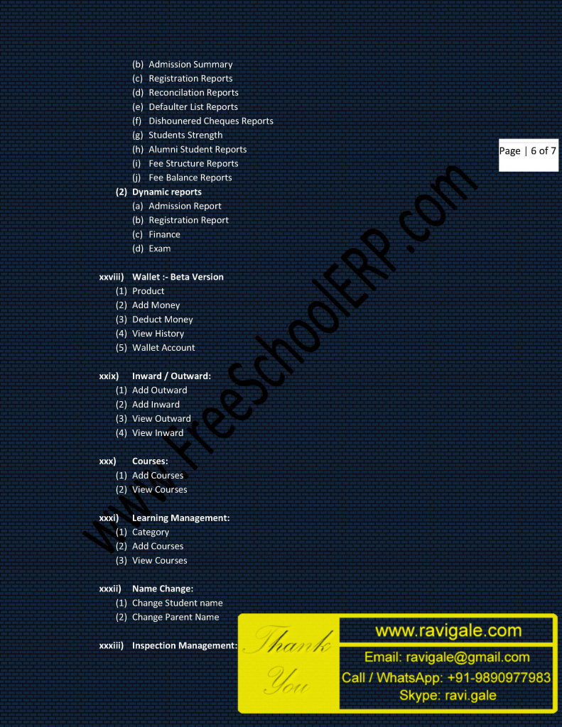 School ERP Plus with Source Code: Features