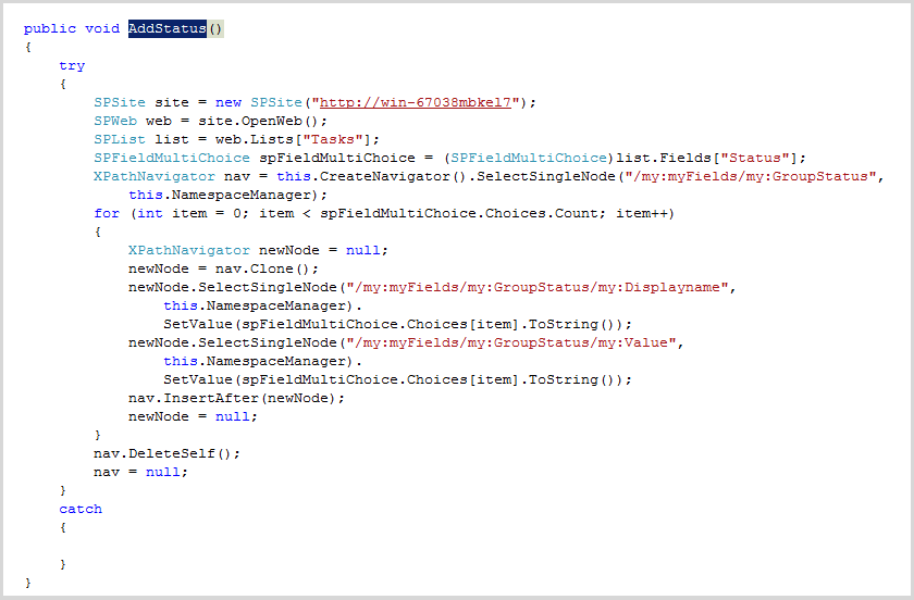 Populating InfoPath Drop Down List Box with SharePoint Fields Choice Populating InfoPath Drop Down List Box with SharePoint Fields Choice
